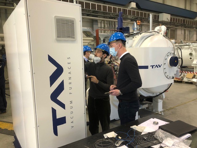 New TAV Furnace on its way - Smithstown Light Engineering